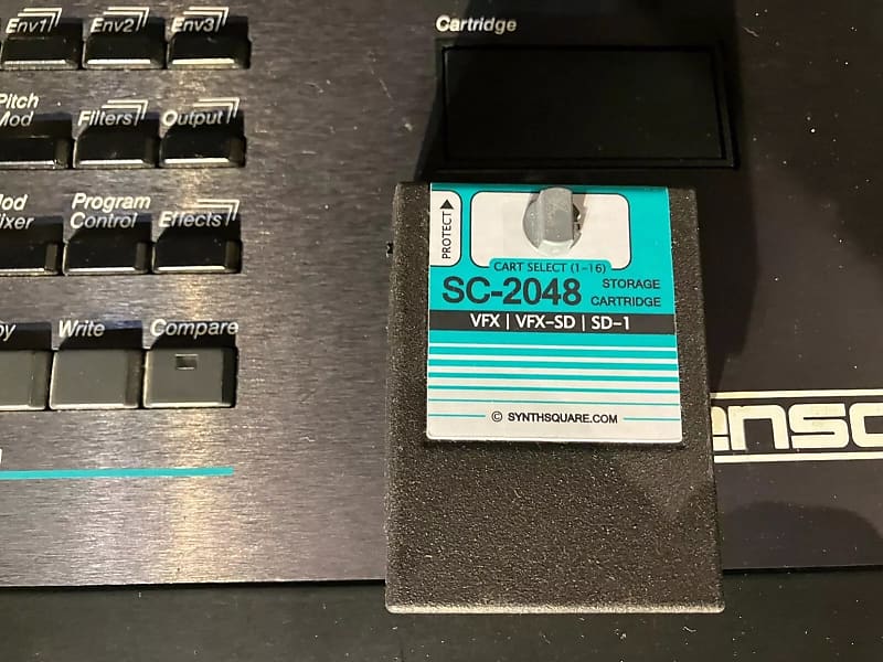 ENSONIQ VFX VFX-SD SD-1 ROM CART SC-2048 SQUARE SYNTH ROM | Reverb