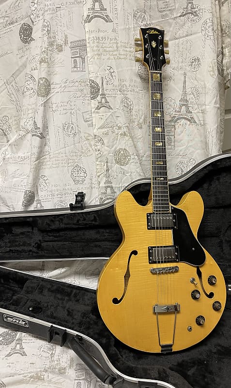 1978 Aria 5502N in Natural Finish ES-335 Very Nice Vintage | Reverb