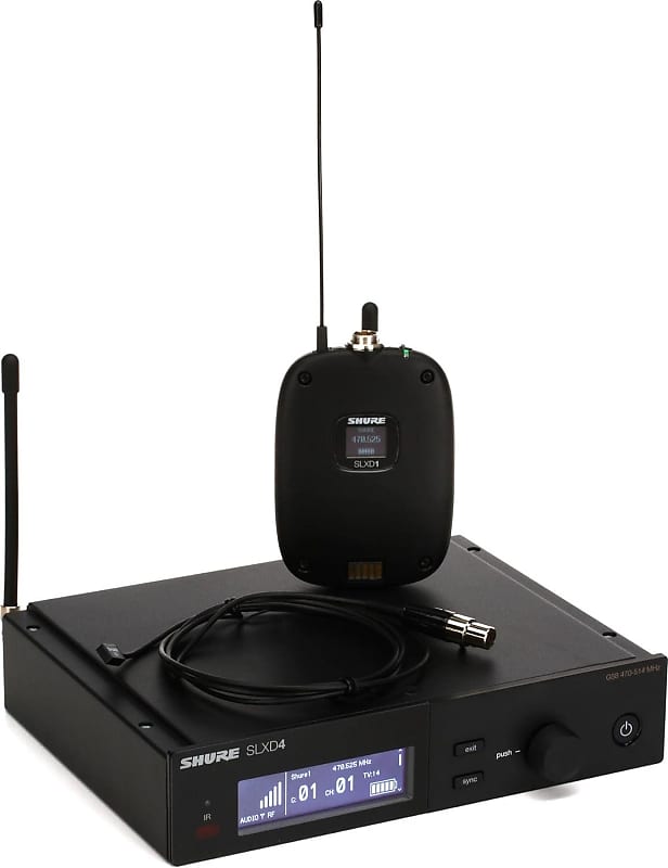 Shure Wireless Microphone System with Bodypack and WL93 | Reverb