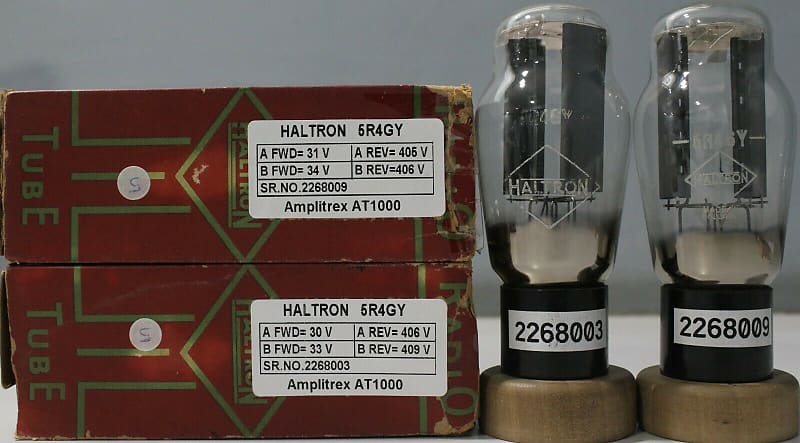 1MP 5R4GY Haltron NOS NIB Dual "D" Getter Made in U.S.A | Reverb