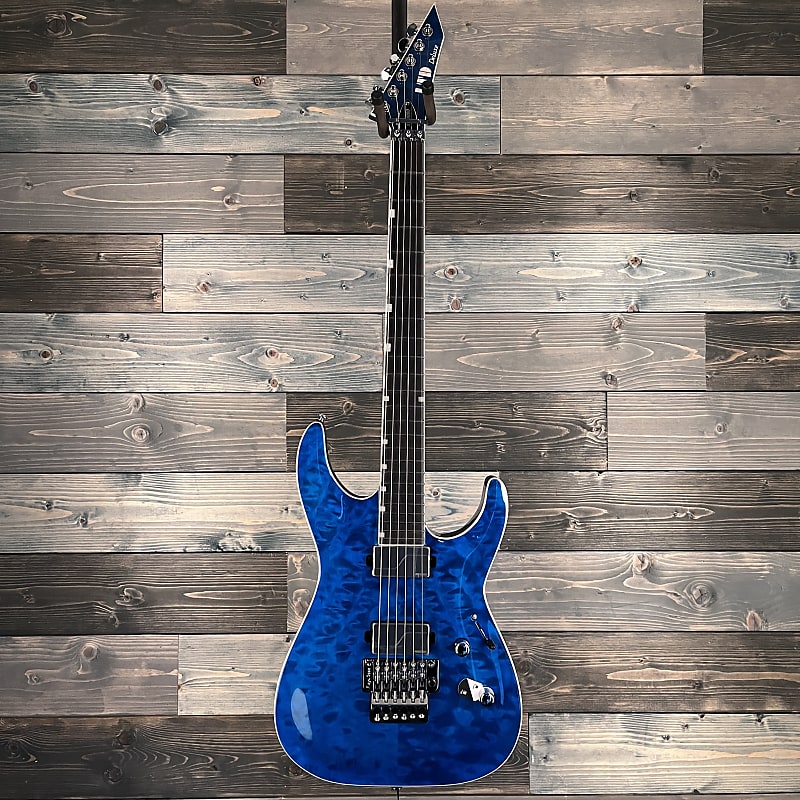 ESP LTD MH-1000 Electric Guitar - Black Ocean | Reverb