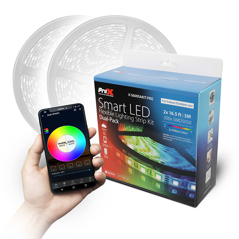 Pro X Smart LED Flexible Lighting Strip Kit Dual Pack | Reverb