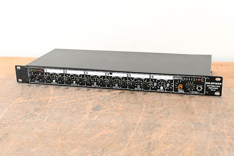Drawmer DA-6 Stereo In, 6x Stereo Out Balanced Distribution | Reverb