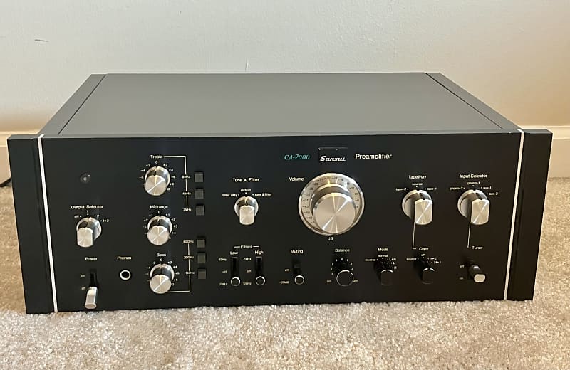 Sansui CA-2000 Preamplifier 120V US Version Completely | Reverb