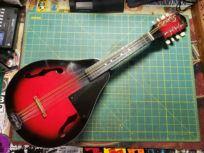 Santa Rosa MAND21 Mandolin A Style Red Sunburst for Parts or | Reverb