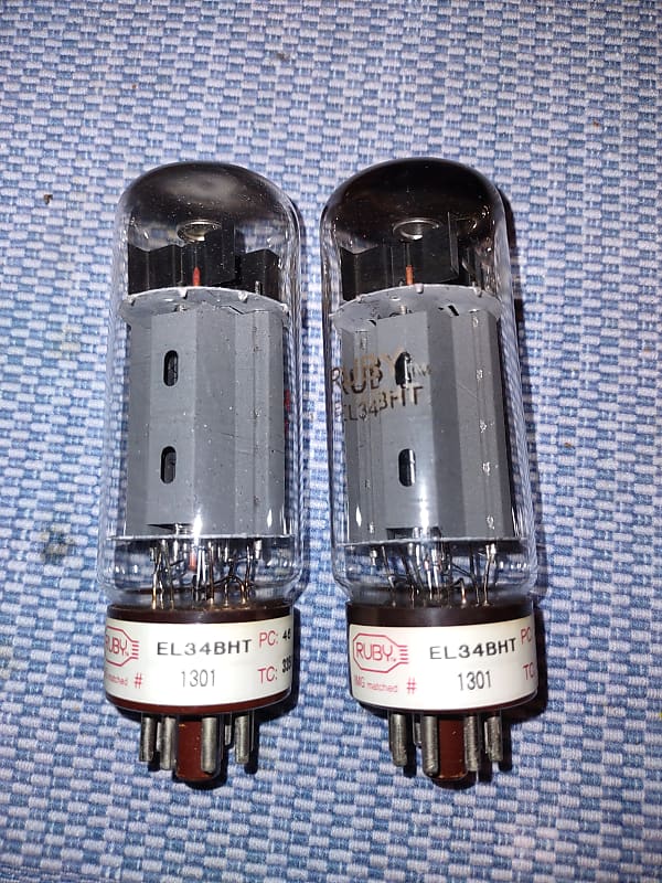 Ruby Svetlana EL34 BHT Matched Pair 2013 | Reverb