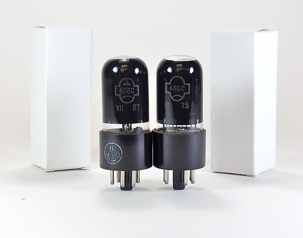 NOS Current Matched Pair Pano Soviet 6V6GT 6P6S | Reverb Australia