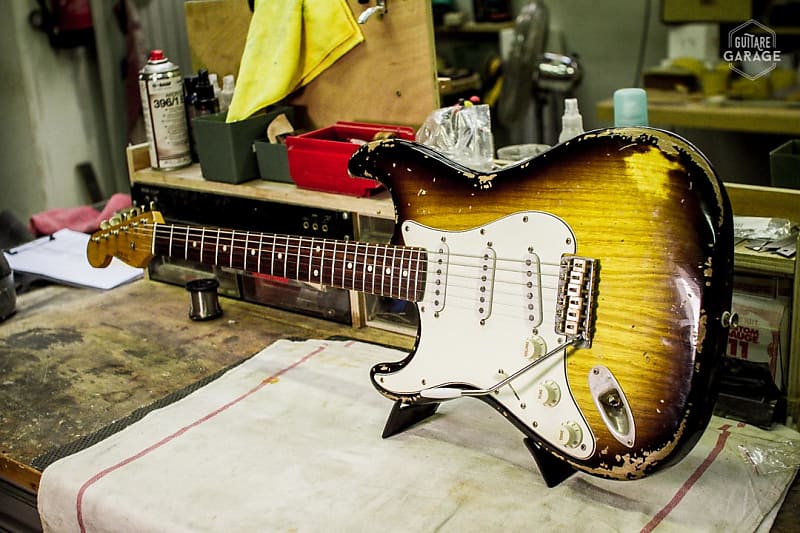 Guitare Garage Custom Shop Stratocaster 1960s Relic Lefthand | Reverb