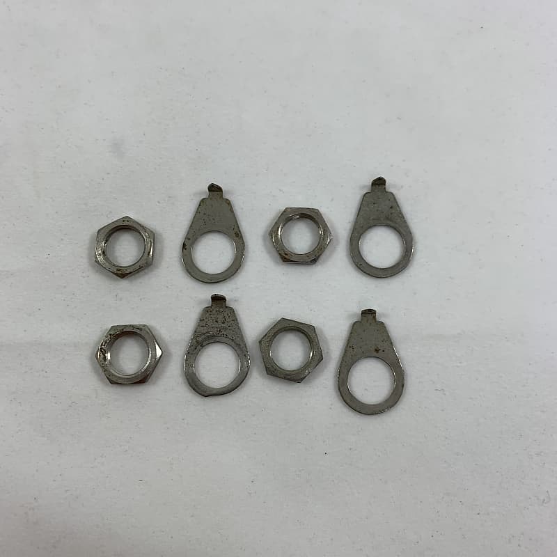 Gibson Pointer Washers Output Washer and Nuts 1950’s Nickel | Reverb