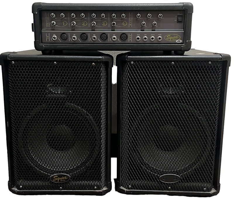 Squier 4 PA portable sound system 1990s - 2000s | Reverb
