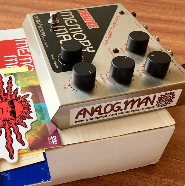 Deluxe Memory Man delay / Analog Man / All Mods / Watch Video | Reverb