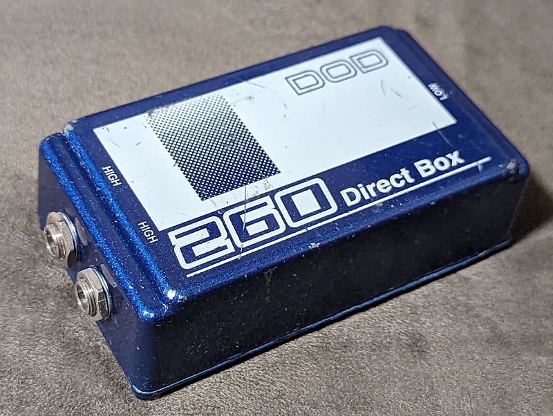 1990s DOD 260 Direct Box - Metallic Blue | Reverb