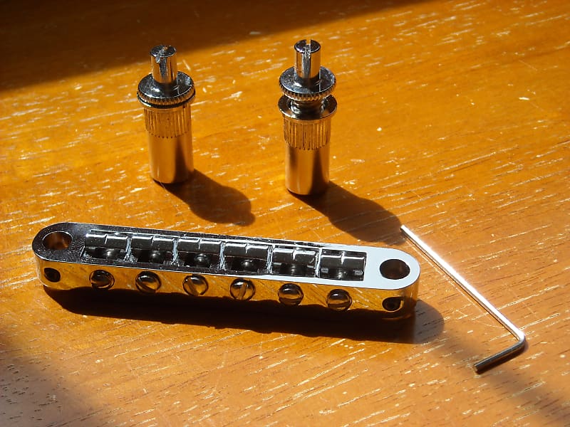 TonePros Locking Tuneomatic Bridge TPFP-C (Chrome) | Reverb