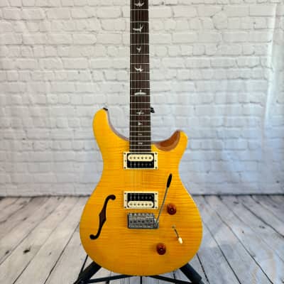 PRS SE Custom 22 Semi-Hollow Santana Yellow (2021) | Reverb