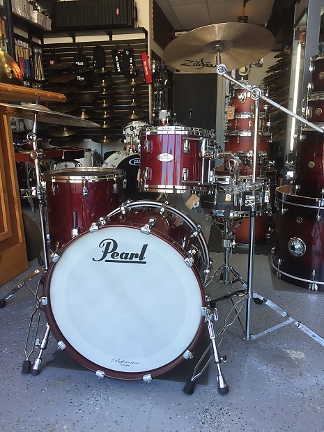 Pearl Reference series 12,16,22 in #100 Wine Red | Reverb