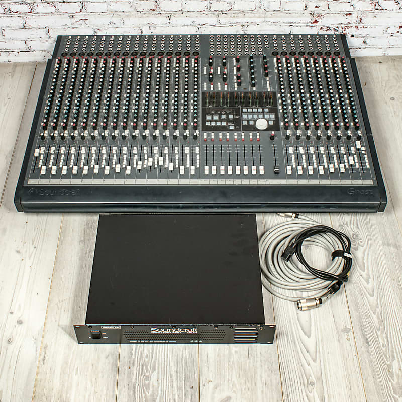 Soundcraft Ghost 24/8 Mixing Console w/ Power Supply x6004 | Reverb