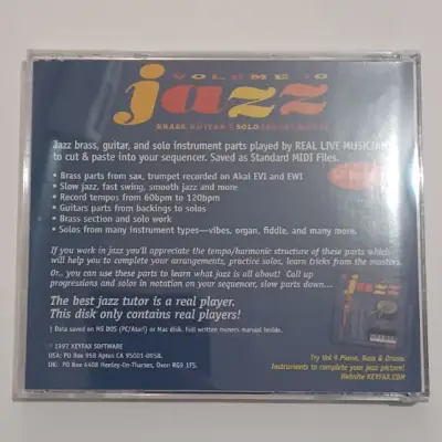 Keyfax Software Twiddly Bits Volume 10 Jazz Floppy Disk 1997 | Reverb