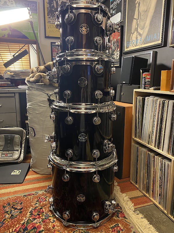 DW Kit 1990s Burgundy Laquer | Reverb