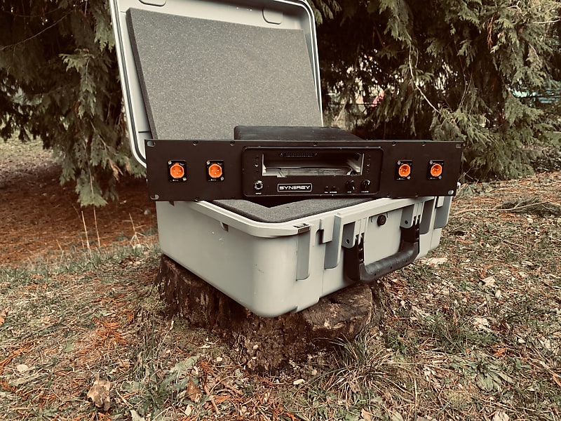 Burns Alpha v2.0 Synergy SYN-1 2U 19" Rack Faceplate - Black | Reverb