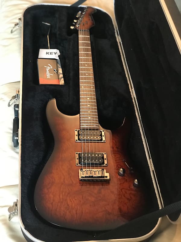 Fender Showmaster_HH QBT 2004 - 2007 Quilted Bubinga Top | Reverb