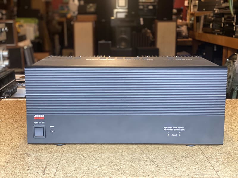 Adcom GFA-555 Stereo Power Amplifier 1985 | Reverb
