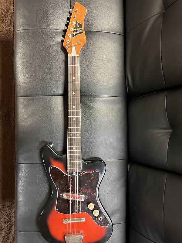 Teisco True Tone Rock Star Jag 1960’s Red burst | Reverb