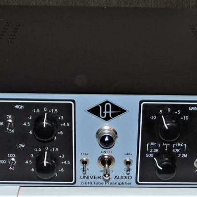 Universal Audio 2-610 Dual Channel Tube Mic Preamplifier | Reverb UK