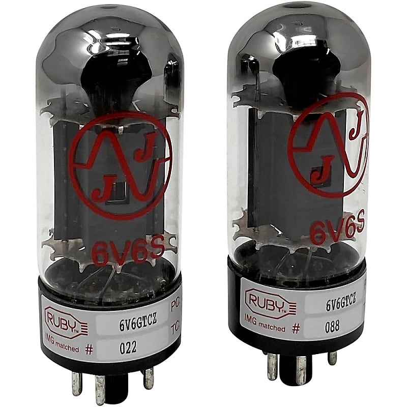 Ruby 6V6 Matched Amp Tubes Pair | Reverb