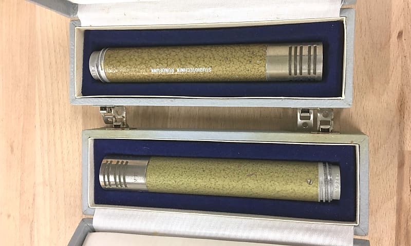 Matched Pair Neumann Gefell M92a / M582 (KM54) Tube Condenser | Reverb