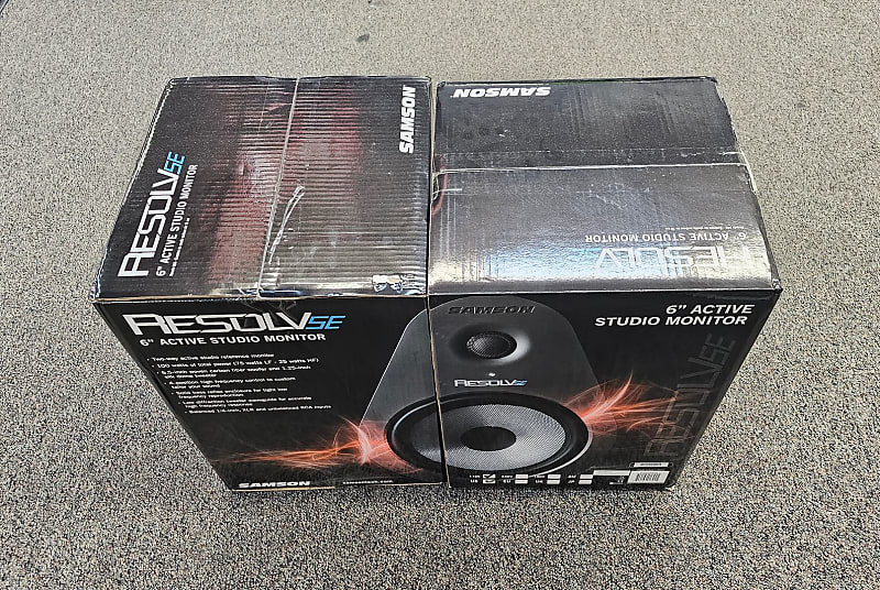 Samson RESOLVE SE6 Studio Monitor(Pair) (Springfield, NJ) | Reverb