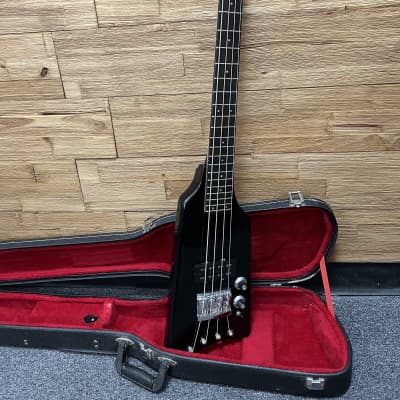 Hondo Alien Headless 4- string bass 1980's -Duke Copy Black | Reverb