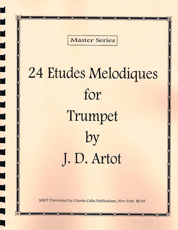 24 Etudes Melodiques for Trumpet by J.D. Artot - Master | Reverb