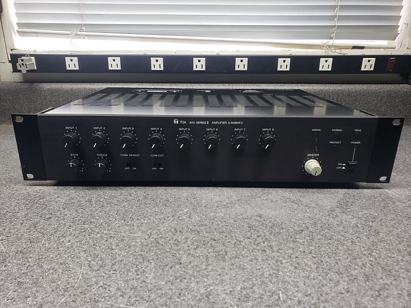 TOA 900 Series II Amplifier A-906MK2 Installed Sound System | Reverb
