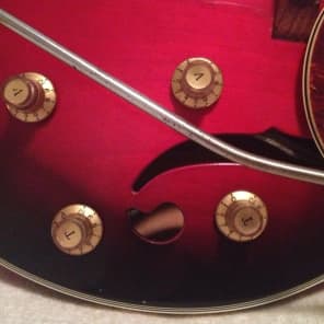 Vintage 1960's Aria Conrad Redburst Hollowbody Electric | Reverb