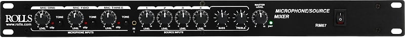Rolls RM67 Mic/Source Mixer (2-pack) Bundle | Reverb