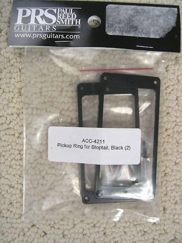 PRS BLACK STOPTAIL PICKUP RINGS GUITAR PARTS PAUL REED | Reverb Canada