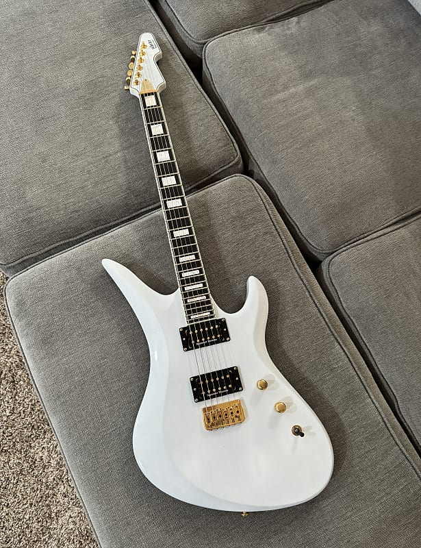 RARE Schecter Avenger-50th anniversary edition - Trans white | Reverb