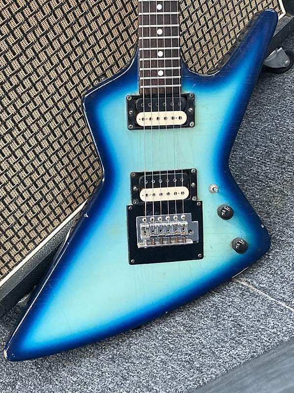 Dean Baby Z 1983 - 1984 - Blue Burst | Reverb