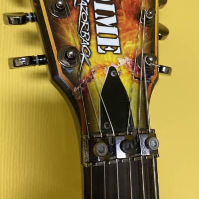 Dean Dime Razorback Explosion/Fire Finish & Hard Case - Floyd | Reverb