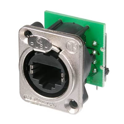 Neutrik NE8FDP-B D-Series etherCON Receptacle, Black | Reverb