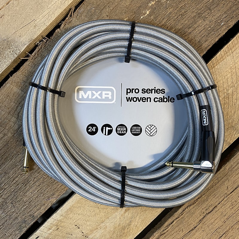 MXR DCIW24R 24 Foot Pro Series Woven Instrument Cable - | Reverb
