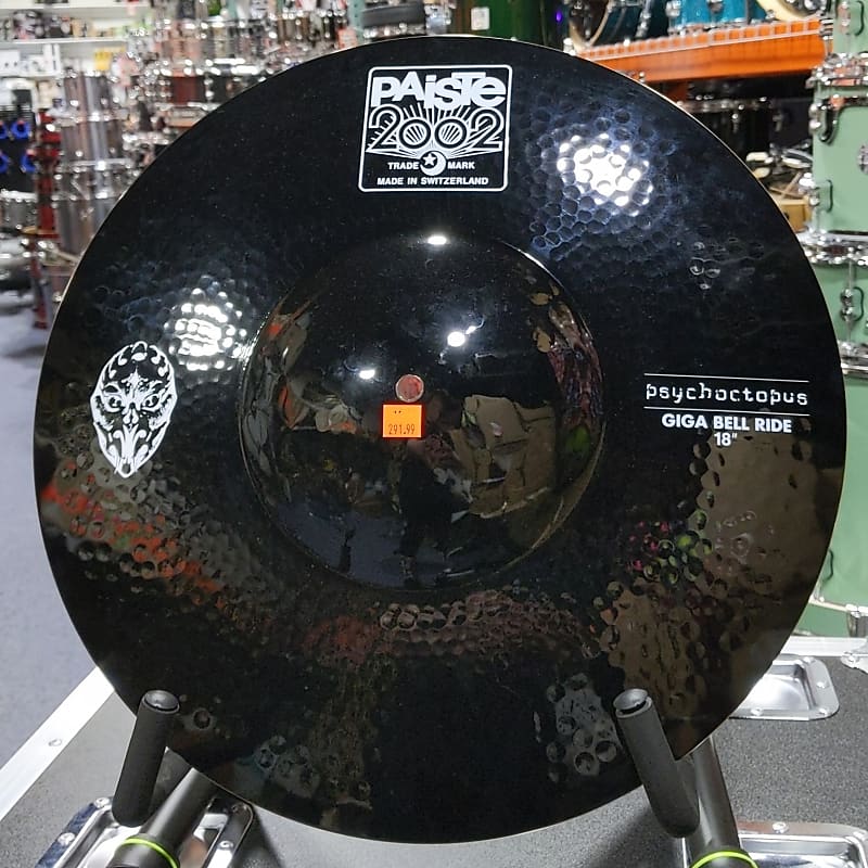 Paiste 18 inch 2002 Giga Bell Ride Psychoctopus Cymbal NEW / | Reverb