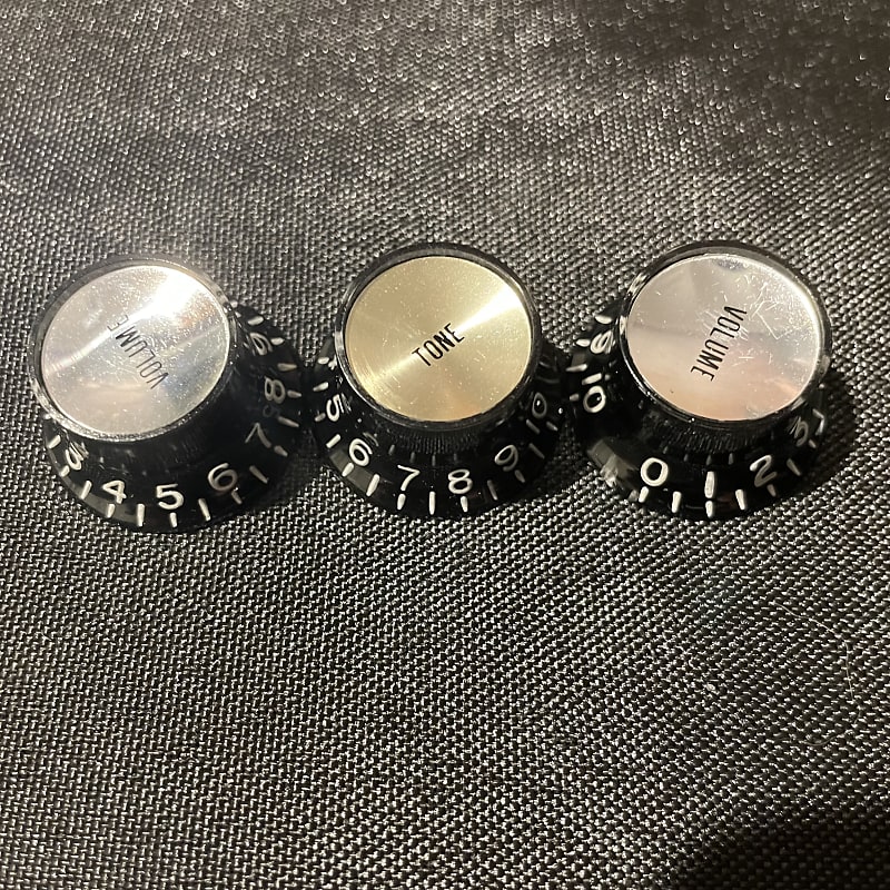 Gibson Top Hat Knobs With Inserts | Reverb