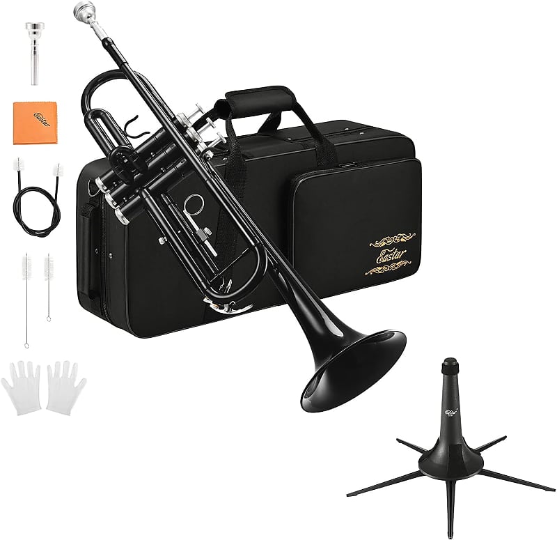 Bb Standard Trumpet Set for Beginner, Brass Student Trumpet | Reverb