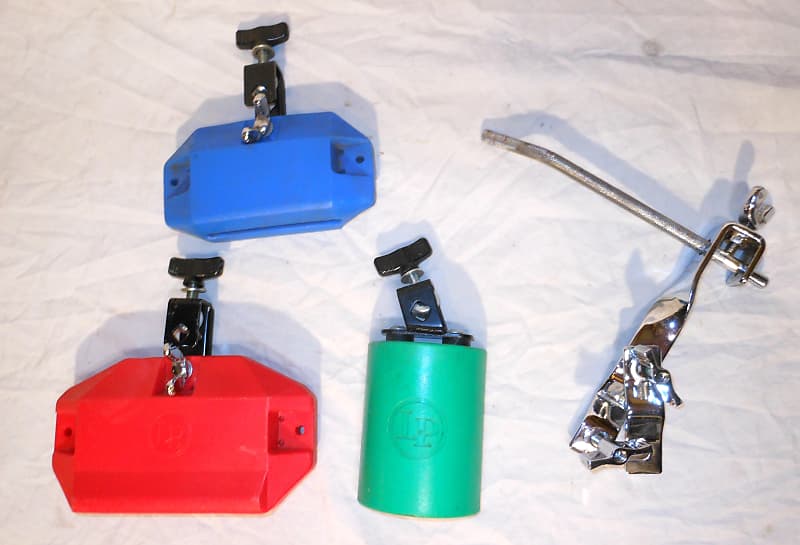 LP Latin Percussion 2 JAM Blocks & Green Blast Block w/LP | Reverb