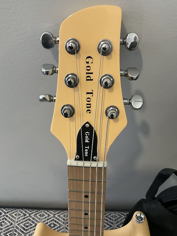 Goldtone GME-6 2023 - Cream 6 String Mandolin Electric Lefty! | Reverb