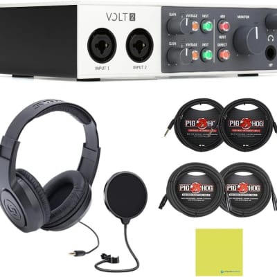 Universal Audio Volt 2 USB-C Audio Interface Bundle with | Reverb