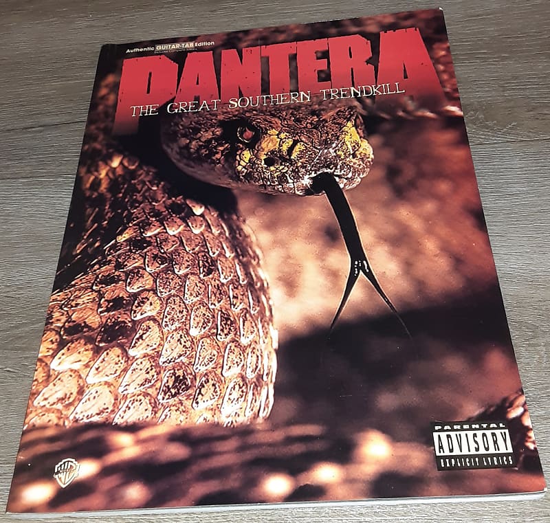PANTERA - THE GREAT SOUTHERN TRENDKILL - GUITAR TAB BOOK - | Reverb