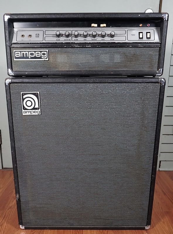 1970s Ampeg V4 w/ Matching 412 Cabinet Used | Reverb