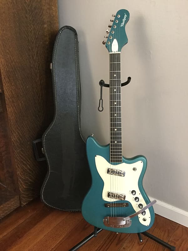 Vintage Harmony Bobkat H 16B “Kolorkat” Goldfoil Pickups! | Reverb